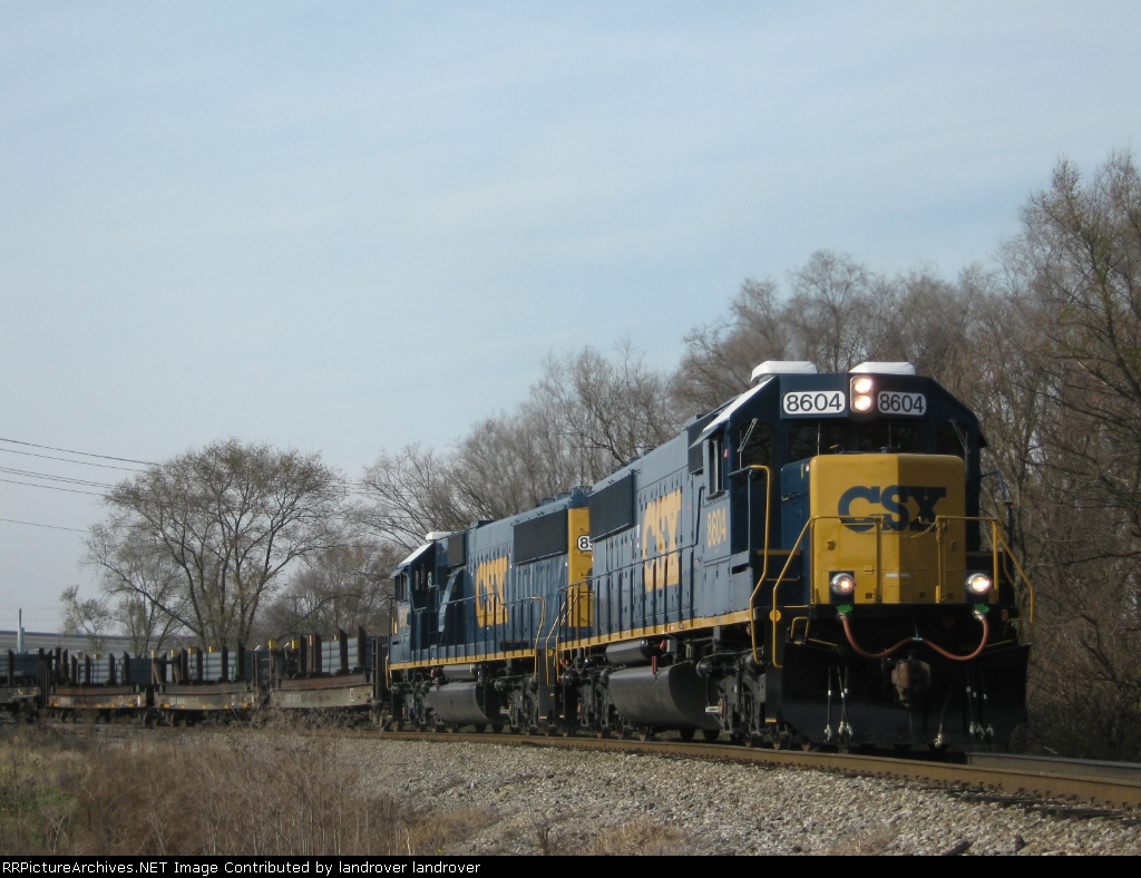 CSXT 8604 On CSX K 587-06 Eastbound